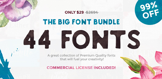 The Big Font Bundle | AlienValley