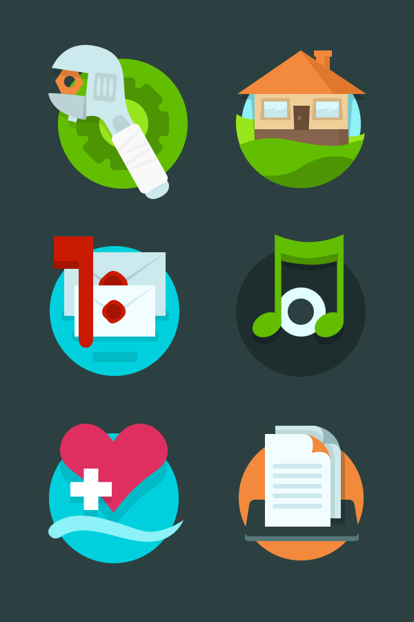 6 Utility Icons | AlienValley