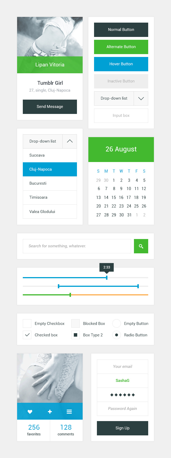 Fresh UI Kit | AlienValley
